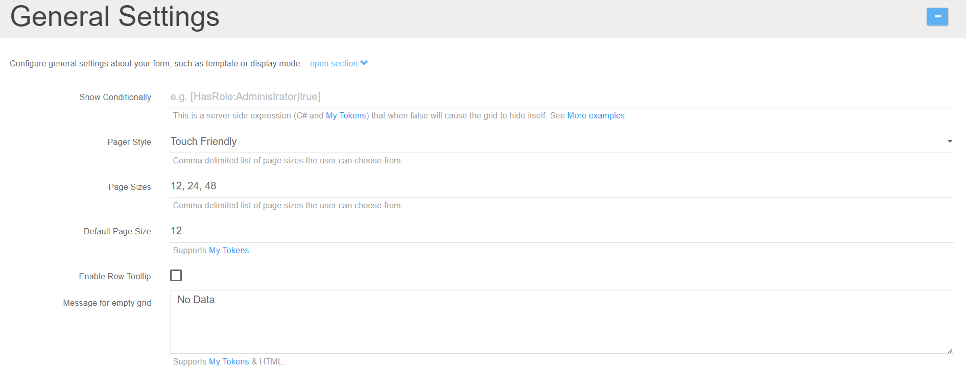 General Settings | DNN Sharp Documentation Center